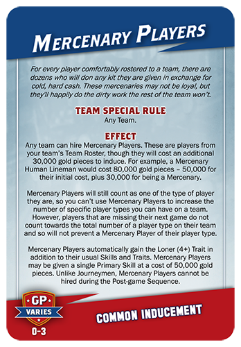 [BB2025] Inducement Cards: Common Inducement